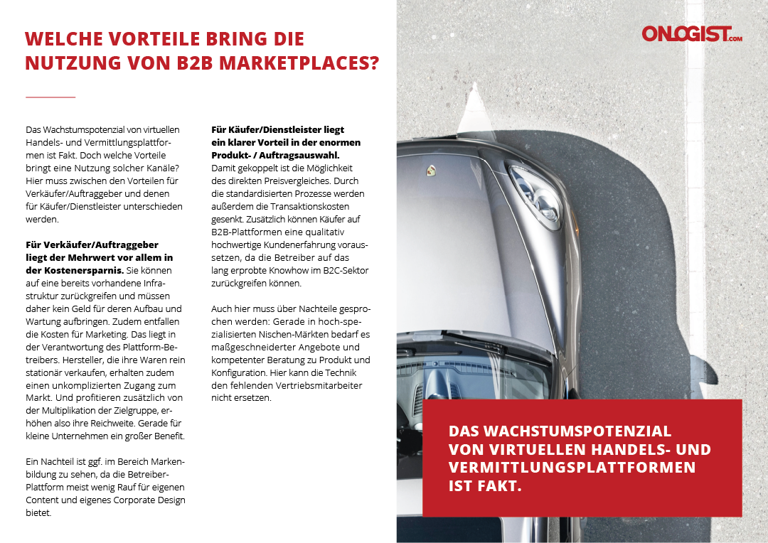 B2B Marketplaces im Mobilitätssektor - ONLOGIST.com